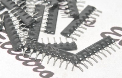 34pcs - 10K 1A 103J 9-PIN Network Resistor | eBay