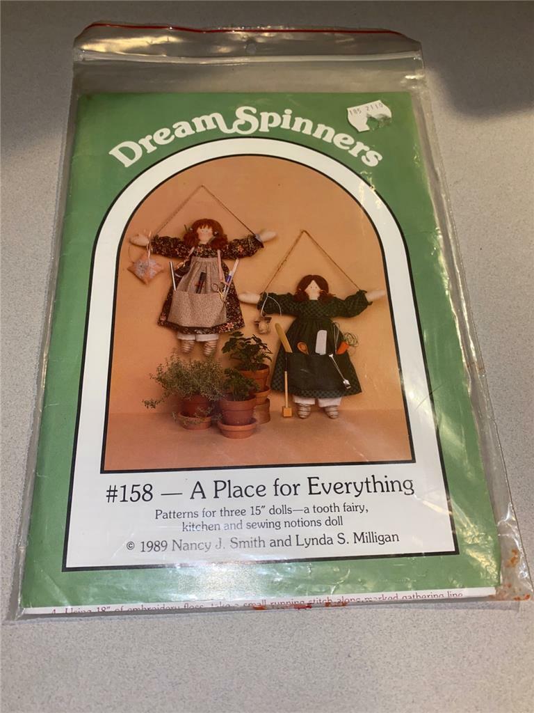 Dream Spinners #158 A Place For Everything Doll Patterns Tooth Fairy ...