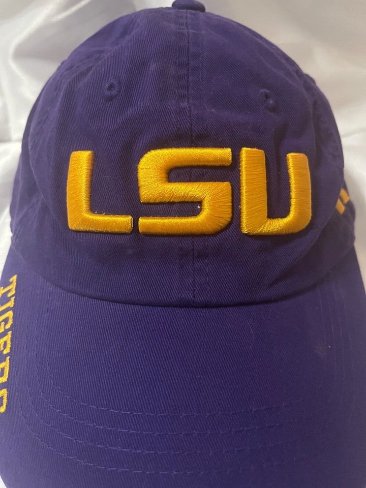 LSU Baseball Cap by Russell Athletic Louisiana State University Hat | eBay