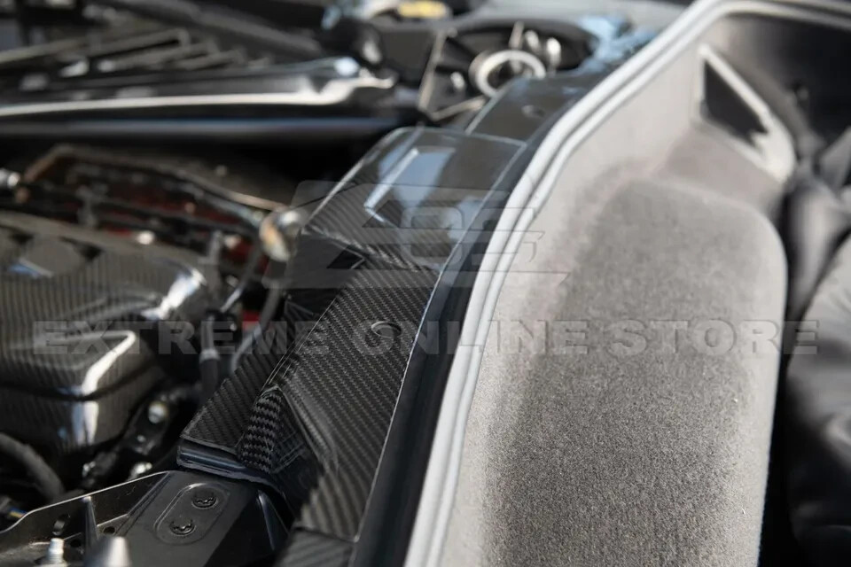 Engine Bay Trim Real CARBON FIBER Fits 20-Up Corvette C8 Panel ...