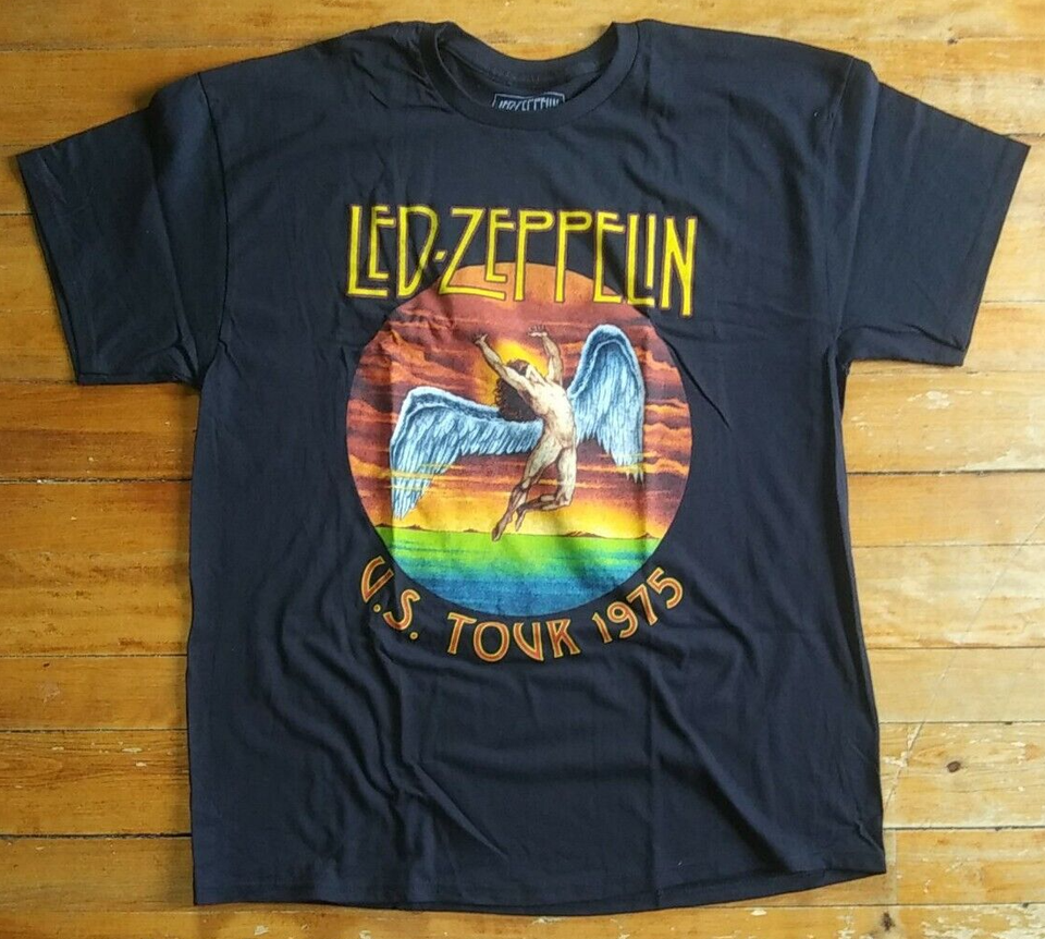 Licensed Led Zeppelin XL T-shirt Classic Rock Plant Paige Bonham Tee ...