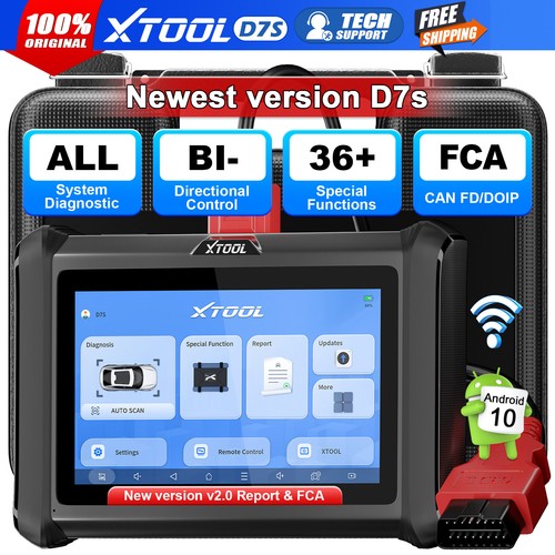 USED XTOOL D7S All System Diagnostic Tool OBD2 Scanner Bidirectinal Key Coding | eBay UK
