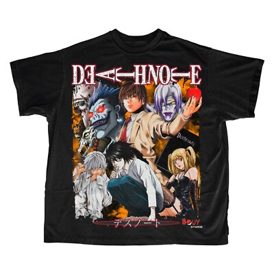 Death Note Vintage Bootleg Style Graphic Anime T-Shirt | eBay