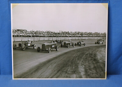 RARE! 1946 Carrell Raceway Midget Race Car Action Photo Dick Wallen ...