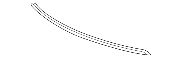 2013-2018 Acura RDX Lift Gate Tailgate Chrome Trim Strip Molding OEM ...