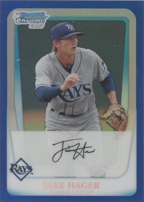 2011 Bowman Draft Picks & Prospects - Chrome Prospects Jake Hager # ...