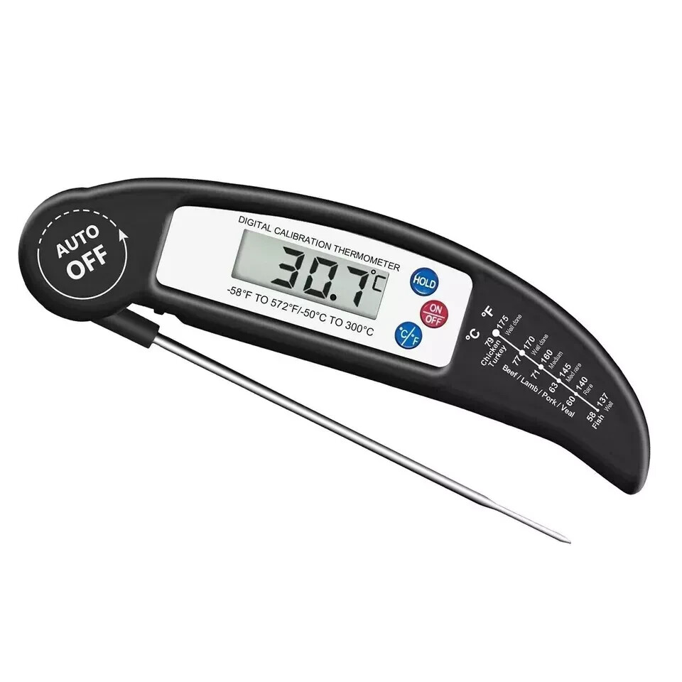 Digital Food Thermometer Probe Cooking Meat Kitchen Temperature BBQ ...