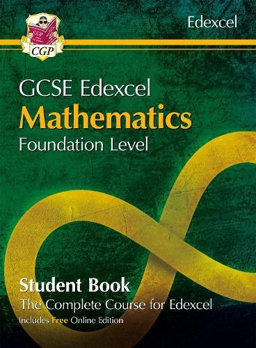 CGP Books GCSE Maths Edexcel Student Book - Foundation (wi (Mixed Media ...