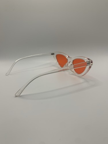 Clear Red Sunglasses Weird Shape Cool Looking See Through Glasses Free ...