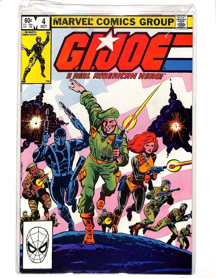 G. I. Joe #2 to 10 Marvel 1982, Early Lot x9 Trimpe Milgrom Covers (KD ...