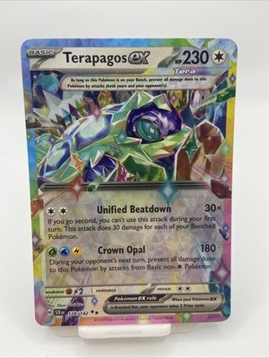 Terapagos EX 128/142 - Double Star Rare - Stellar Crown Pokemon TCG ...