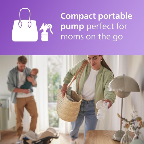 Philips Manual Breast Pump, Easy Pumping with Natural Motion Technology ...