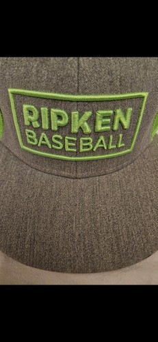 🧢 Domeheadwear 🔥Ripken Baseball Gray & Neon Green Mesh Snapback Hat 👀💯 ...