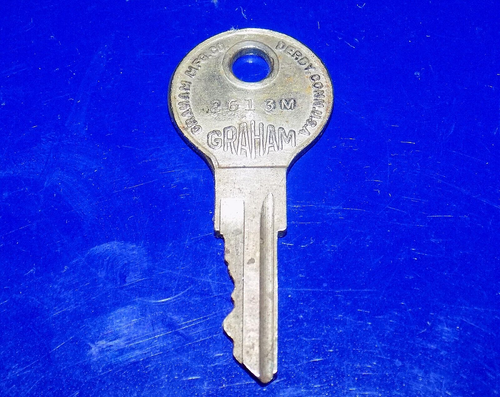 Vintage Graham Mfg. Derby, Conn. Key #2613M | eBay