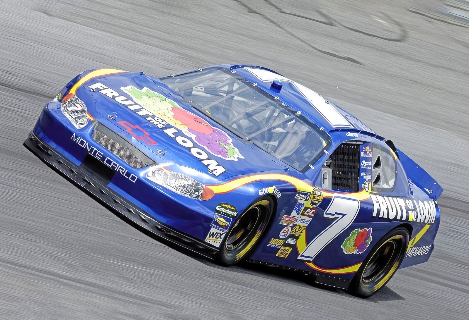 Robbie Gordon #7 Fruit Of The Loom NASCAR 13x19 Poster Gloss Photo ...