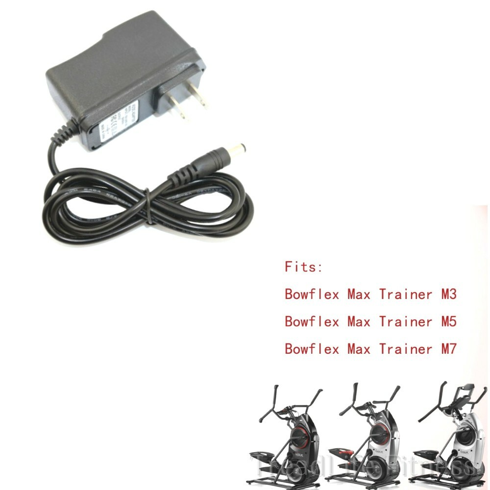 AC/DC Adapter for Bowflex Max Trainer elliptical M3 M5 & M7 Power ...