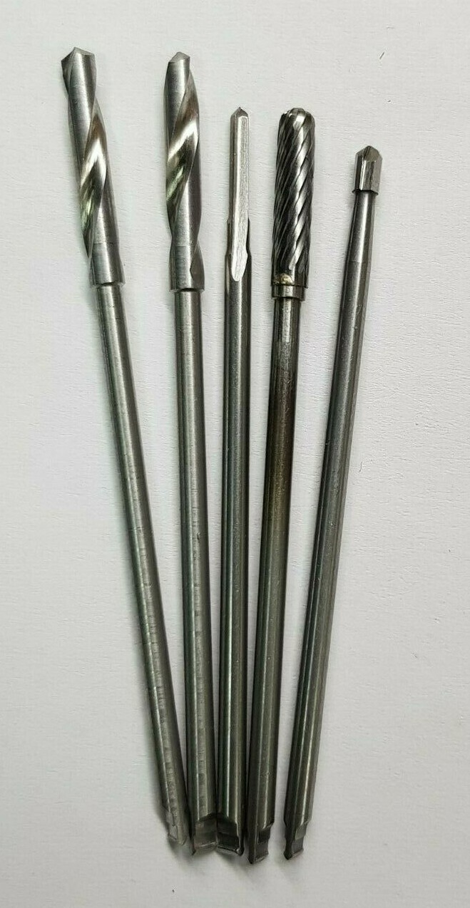 Lot X 5 Dental Lab carbide Cutters Bur ENT industrial long surgical ...
