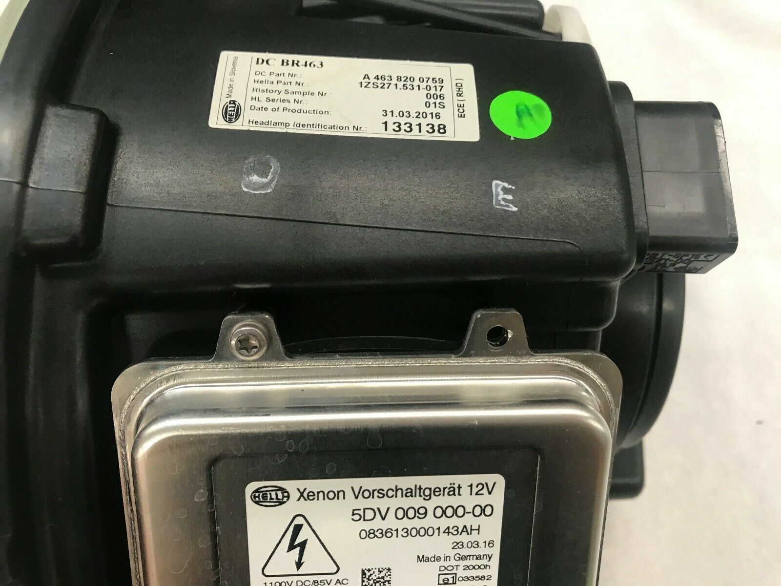 MERCEDES BENZ G63 G CLASS FRONT DRIVER LEFT LH HEADLIGHT OEM ...