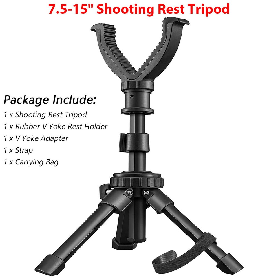 Professional Hunting Rifle Tripod - Adjustable Shooting Rest for Range ...