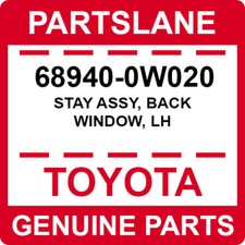 686500W013 Genuine Toyota 68650-0w013 Check ASSY Back for sale online ...