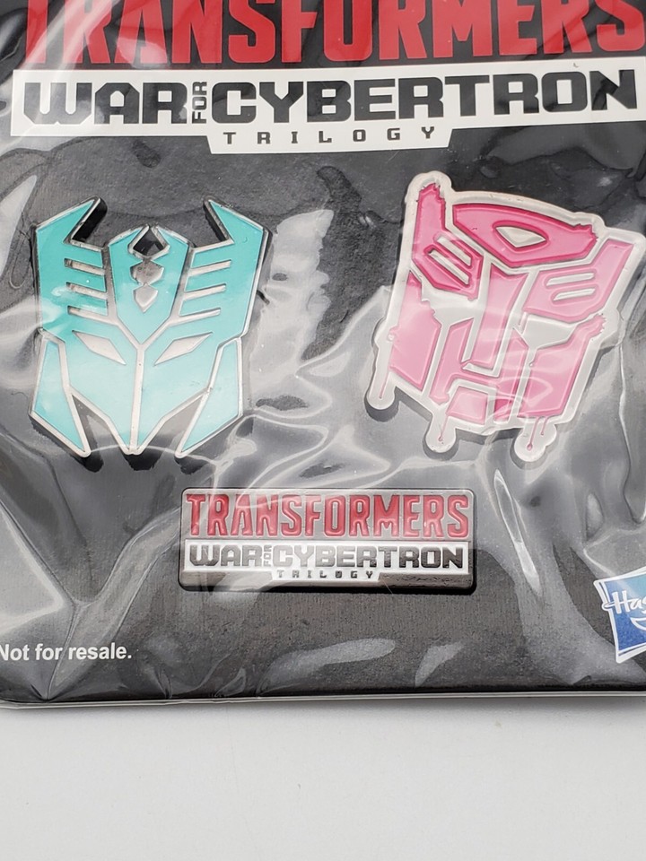 Hasbro Transformers War For Cybertron WFC Trilogy Lapel 3 Pin Set ...