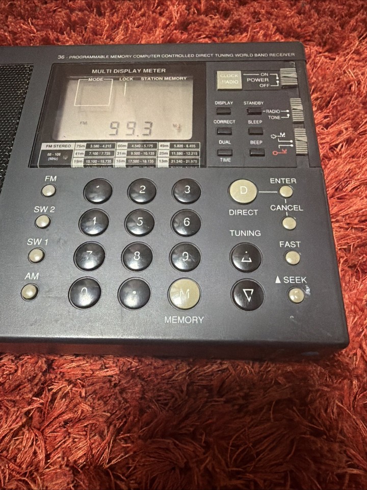 Vintage DAK DMR-3000 Programmable Shortwave Radio World Band Receiver ...