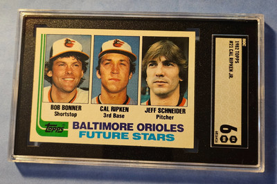 1982 Topps Cal Ripken Jr. RC #21 Baltimore O's SGC 6 EX-NM AUCT#13203 ...