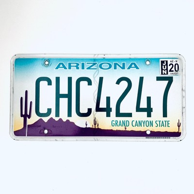 2020 United States Arizona Grand Canyon State Passenger License Plate ...