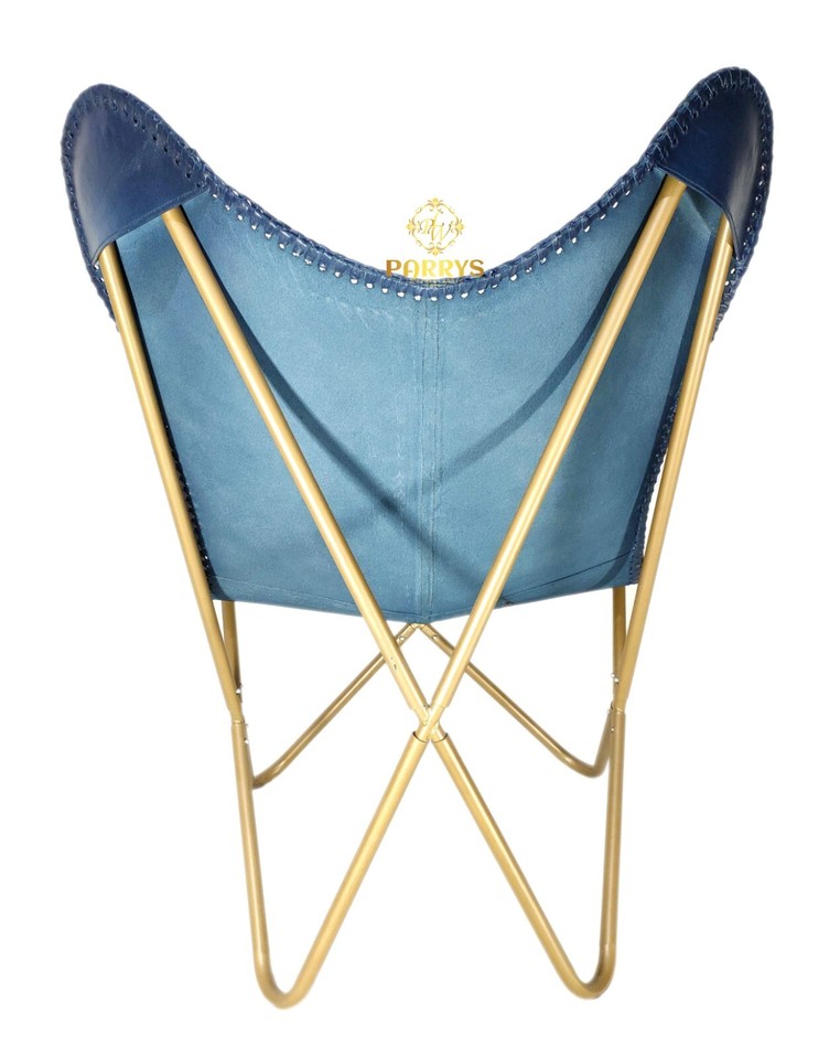 Relaxing Chair - Blue Butterfly Chair For Home & Café–Living Room Chair ...