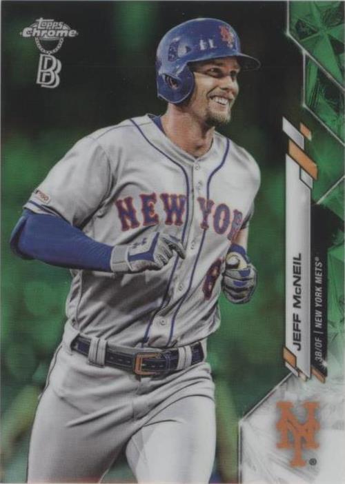 2020 Topps Chrome Ben Baller Edition - Jeff McNeil #70 Green Refractor ...