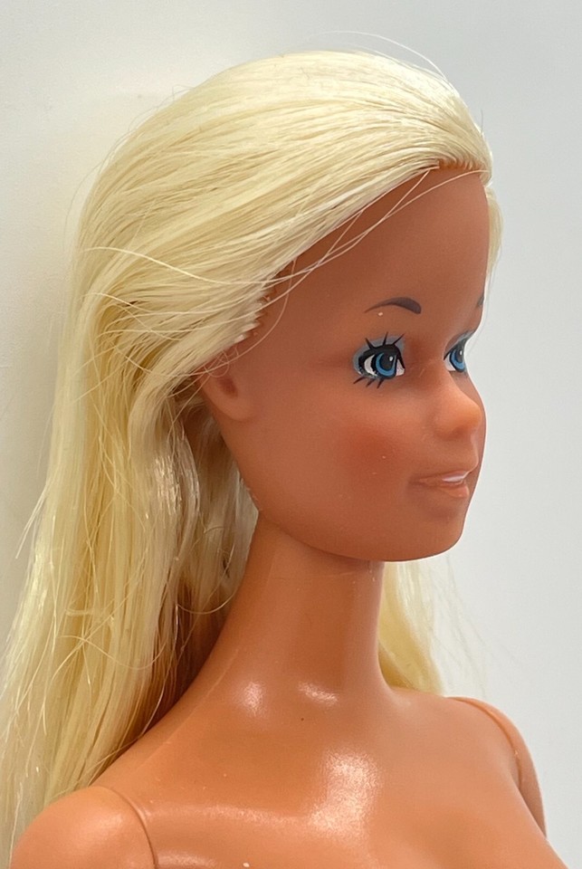 Barbie 1971 Malibu Vintage Reproduction NUDE TNT Repro Doll Blonde ...