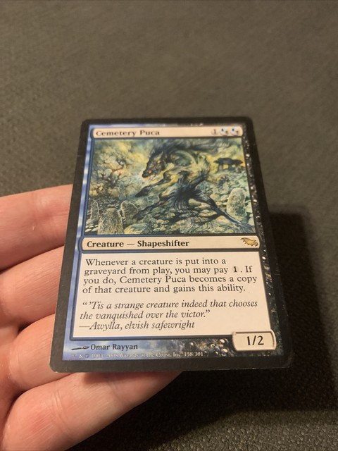 MTG Cemetery Puca Shadowmoor 158/301 Regular Rare for sale online | eBay