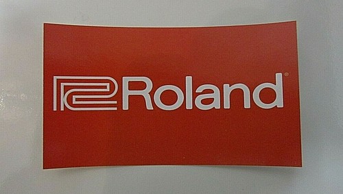 ROLAND KEYBOARDS DRUMS ORANGE DECAL CASE RACK BUMPER STICKER NICE NEW ...