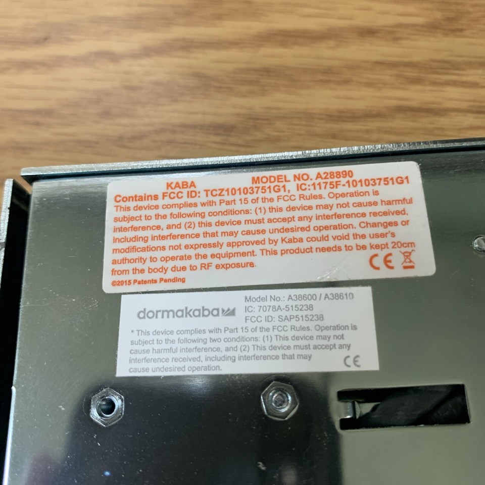 Dormakaba Saflok Mortise A38600 A38610 515123 See Pics | eBay