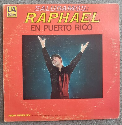 Raphael "Saludamos: Raphael En Puerto Rico" Vinyl Record LP | eBay
