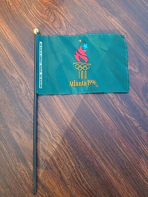USA OLYMPIC GAMES ATLANTA 1996 FLAG - EMERSON AUTHENTIC VINTAGE OLYMPIC ...