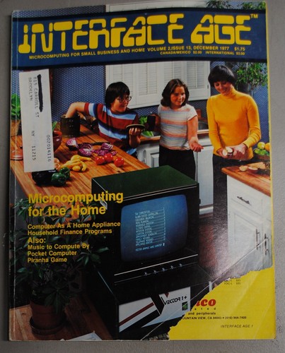 Historic Interface Age August 1978 Vol 3 Issue 8 Ships Worldwide | eBay