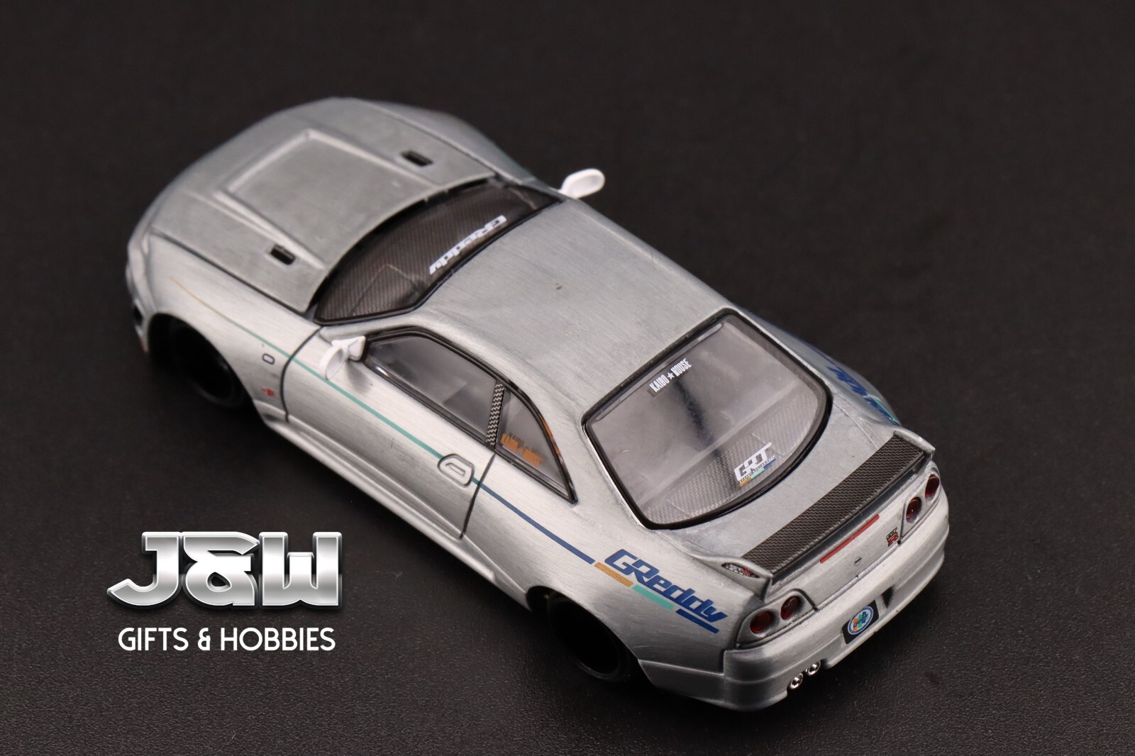 Kaido House x Mini GT Nissan GT-R (R33) Greddy GR33 V1 White KHMG113 1/ ...