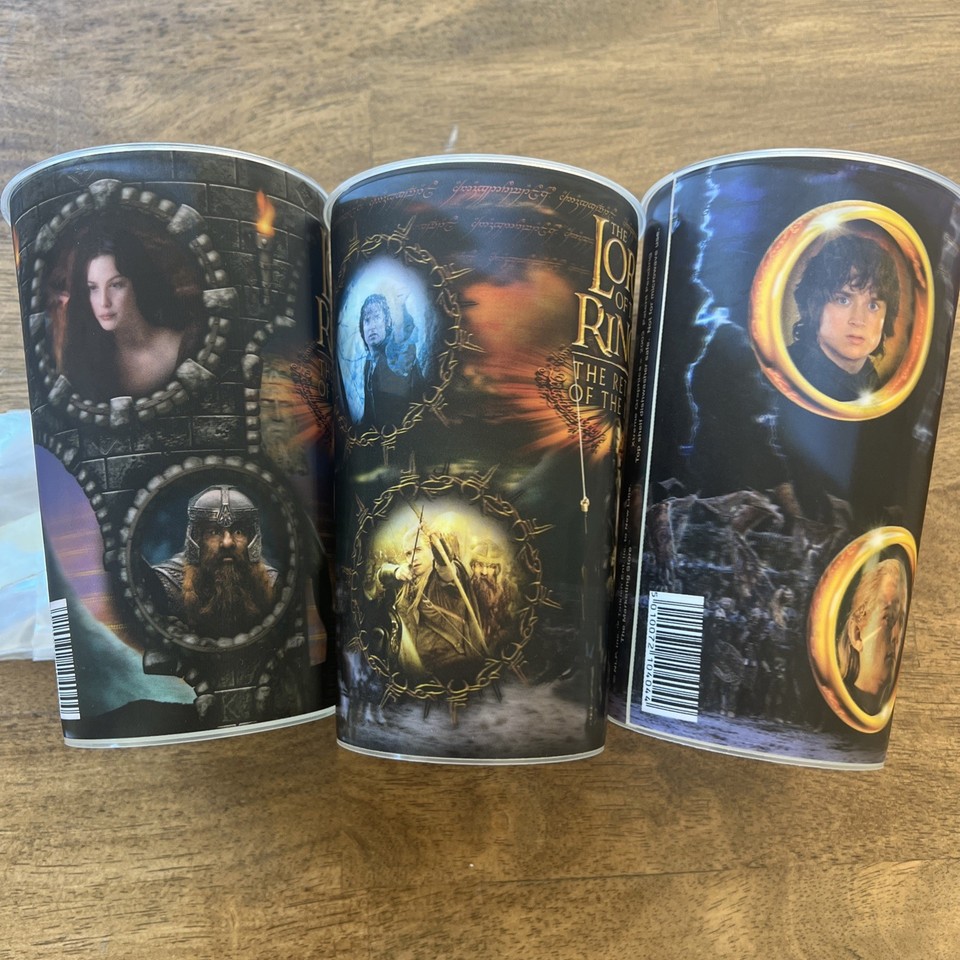 Lord of the Rings The Return of the King LENTICULAR PROMO CUP - SET OF ...