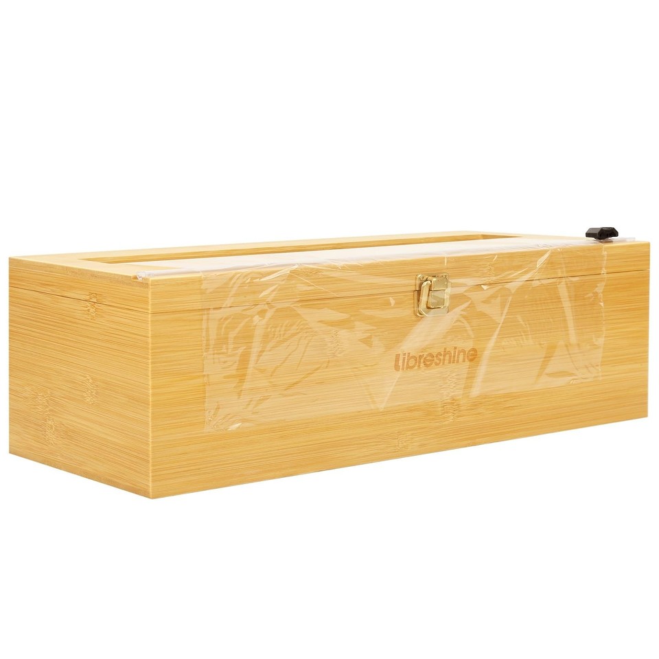 18 Inch Commercial Plastic Wrap Dispenser with Cutter & Roller - Heavy ...