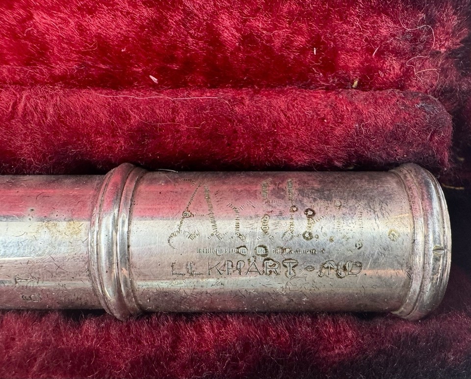 Vintage Silver Plated Artley Flute with Case, Fair Condition, For ...