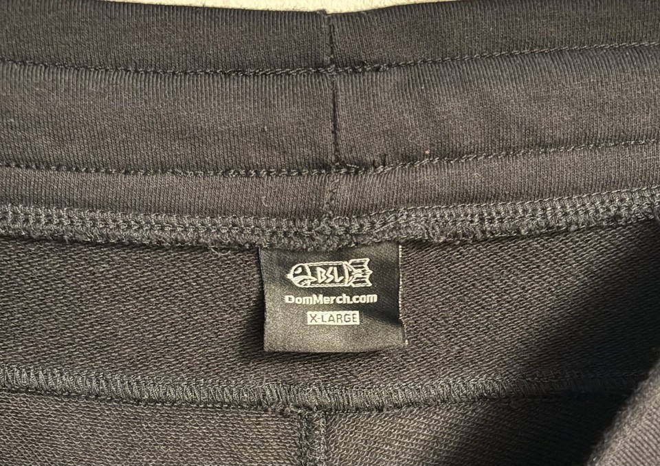 Bro Science Life Dom Merch BSL Bomb Sweatpants Joggers Black XL | eBay