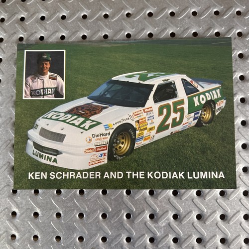1991 #25 Ken Schrader 6.5x9.5 Racing Photo Card | eBay