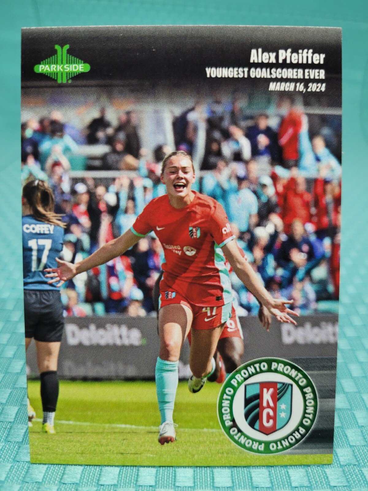 Silver Parallel 5/10 - 2024 NWSL Parkside Pronto Alex Pfeiffer RC 3 - KC Current | eBay