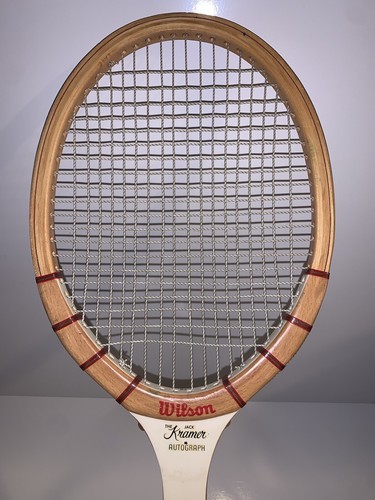 Vintage Wilson The Jack Kramer Autograph Wooden Tennis Racket4 5/8 ...