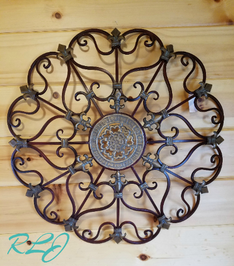 Rustic Wrought Iron Art Metal Wall Decor Stylish And Versatile