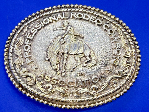 PRCA Professional Rodeo Cowboys Association Vintage ADM Belt Buckle | eBay
