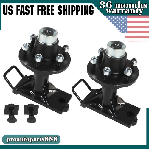 2 For 20/40ft Container Shipping Container Wheels 6x5.5 Lug Bolt on ...