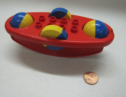Lego Duplo Vintage Teeter Totter Rolling Balls Rattles Toy Red ...