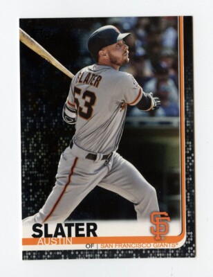 D941 AUSTIN SLATER 2009 TOPPS BLACK BORDER 66/67 #594 SAN FRANCISCO ...